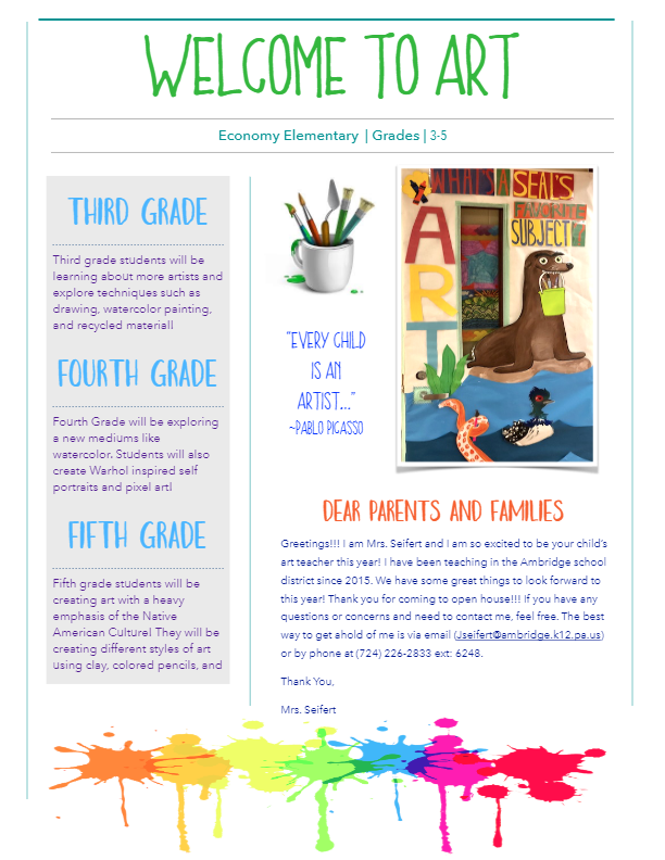 Visual Arts - Ambridge Area School District